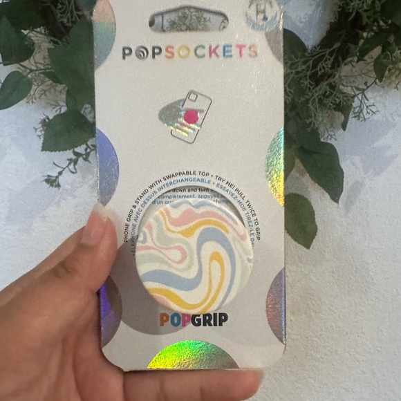 PopSocket | Cell Phones & Accessories | Pastel Colorsswirls Popsocket ...